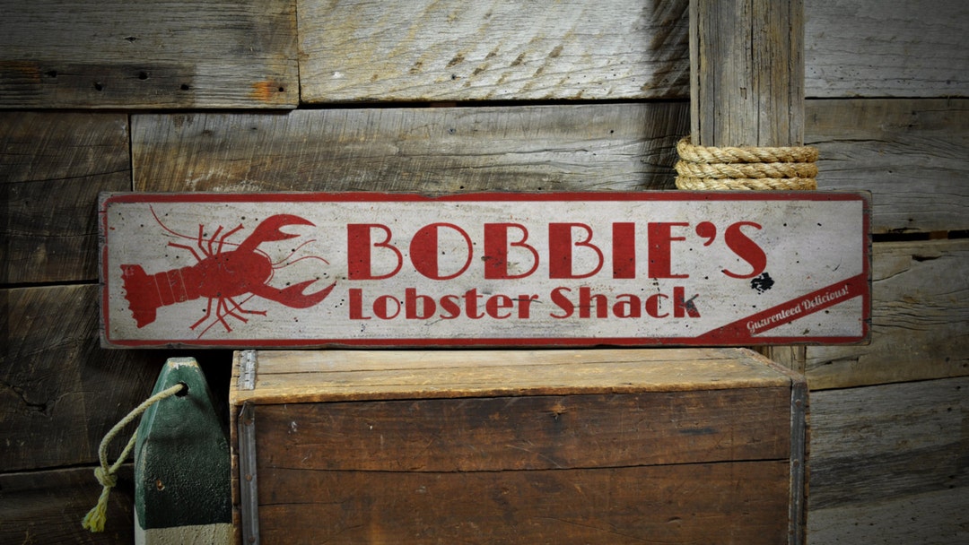 Lobster Shack Sign, Custom Lobster Sign, Restaurant Decor, Beach House ...