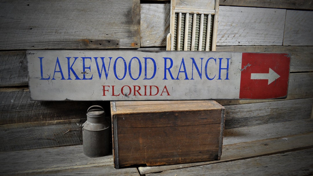 Custom City Directional Arrow Sign, Antique Wooden Decorations ...