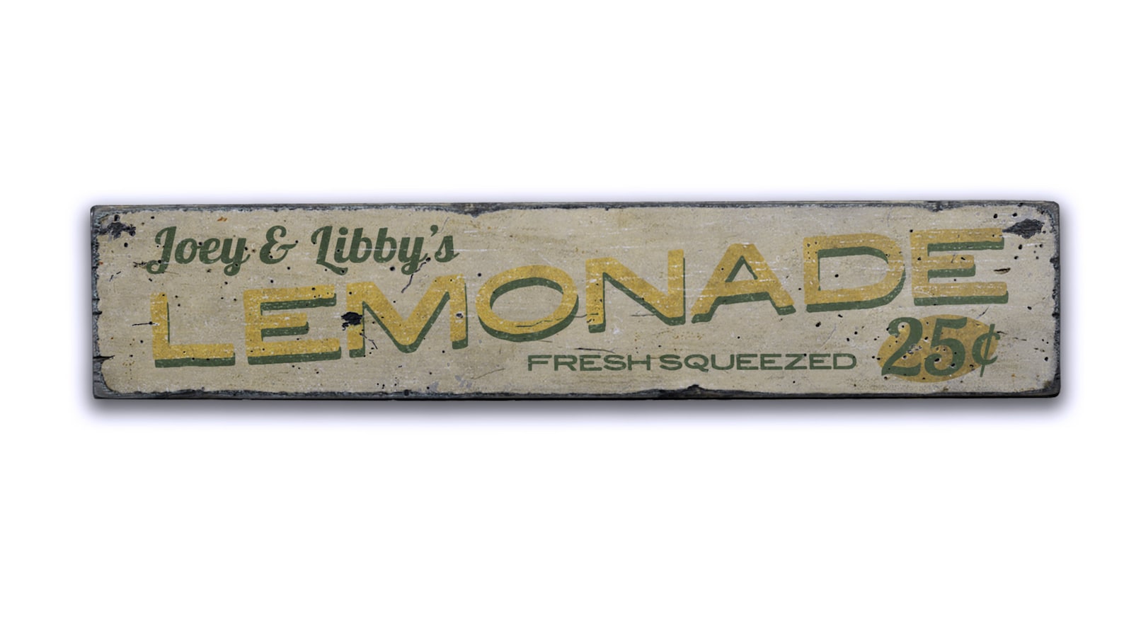 Lemonade Vintage Wood Sign, Custom Lemonade Sign, Fresh Squeezed ...