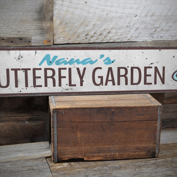 Butterfly Garden Sign - Etsy