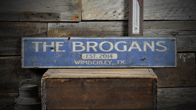 Custom Wedding Established Date Sign Rustic Hand Made - Etsy