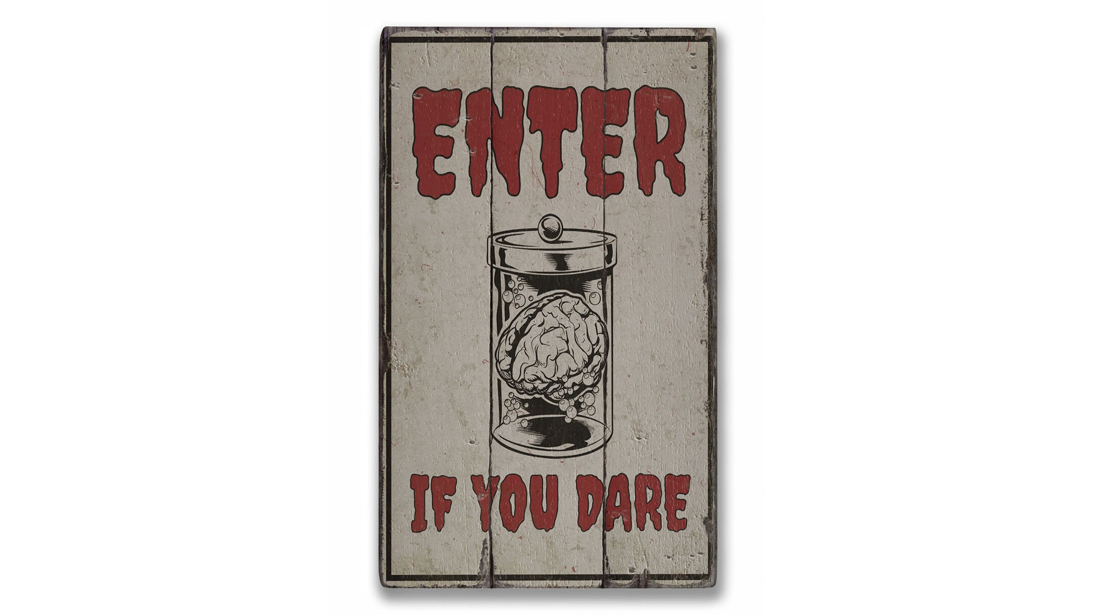 Enter If You Dare Sign Scary Enter Sign Wood Scary Enter - Etsy UK