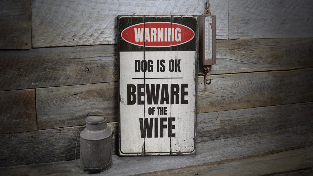 Beware of Wife, Wife Decor, Decor for Wife, Home Decor, Kitchen Sign ...
