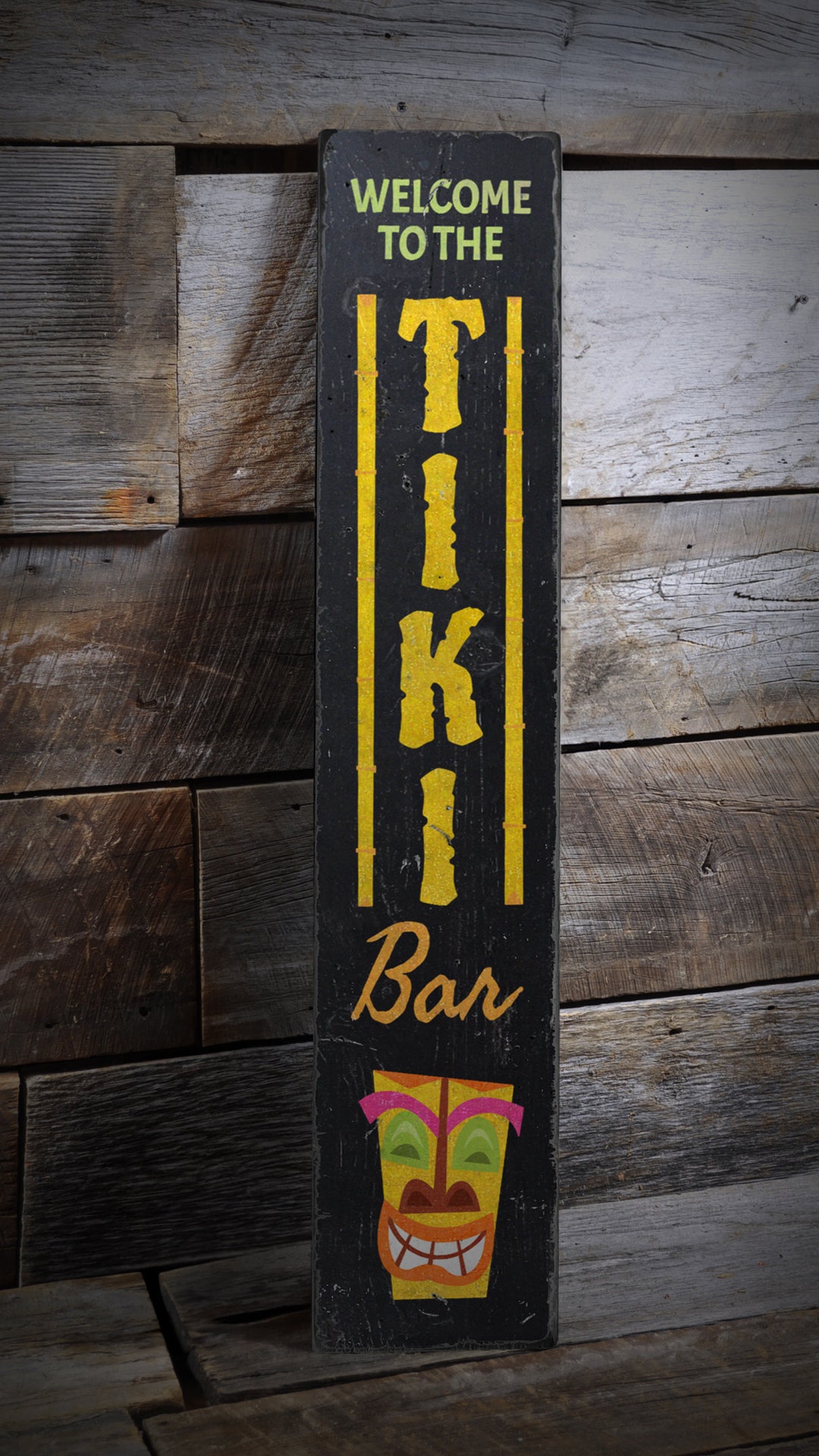 Welcome to the Tiki Bar Sign, Tiki Bar Decor, Beach House Sign, Beach ...