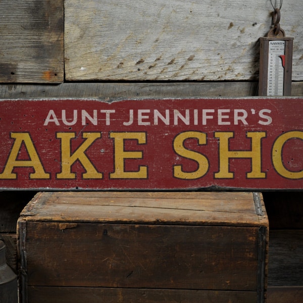 Personalized Vintage Bakery Sign - Etsy