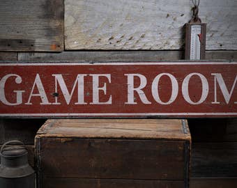Game Room Sign - Etsy