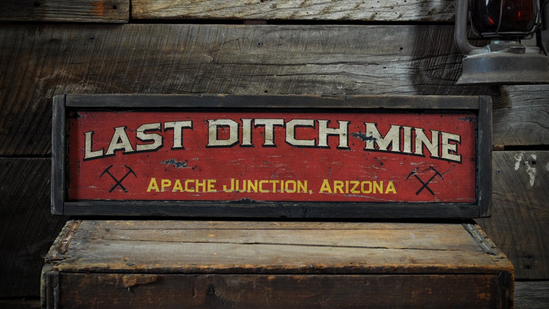 Custom Coal Mine City State Miner Sign - Rustic Hand Made Vintage ...