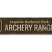 Archer Range Sign Wooden Archer Sign Archery Wooden Gift - Etsy