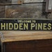 Custom Welcome to City Sign - Rustic Hand Made Vintage Wooden ...