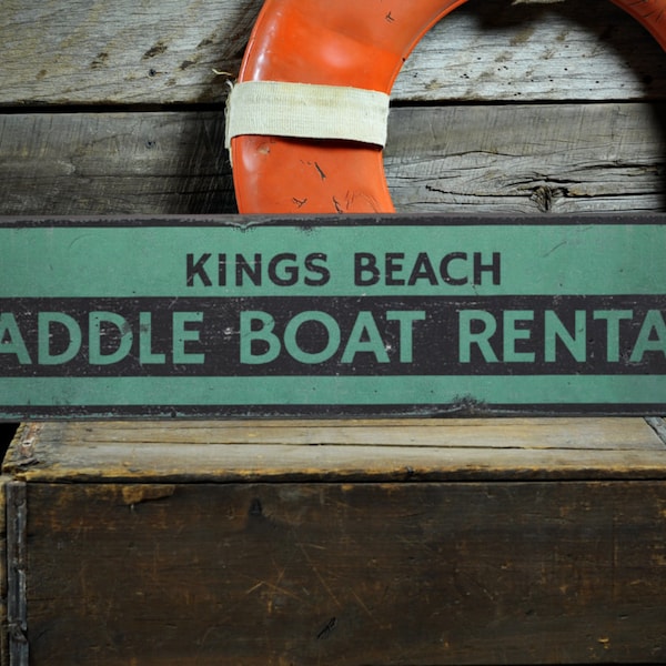 Distressed Boat Paddle Sign - Etsy