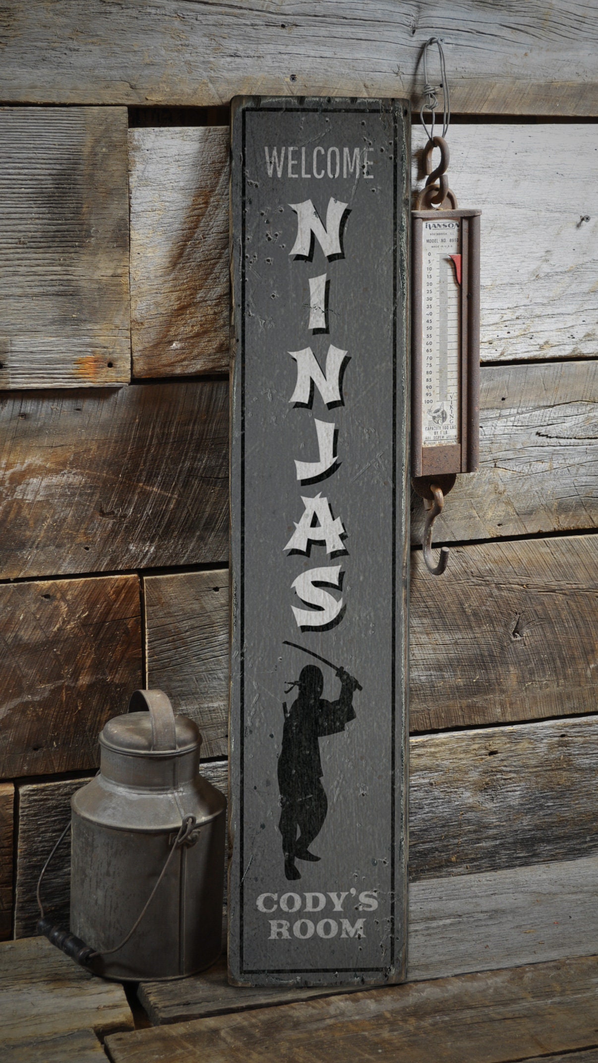 Kid Ninja Sign Ninja Sign Kid Sign Kid Room Decor Wooden - Etsy UK