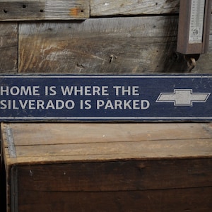 Silverado Chevy Sign, Wood Chevy Silverado Sign, Wooden Chevy Decor ...