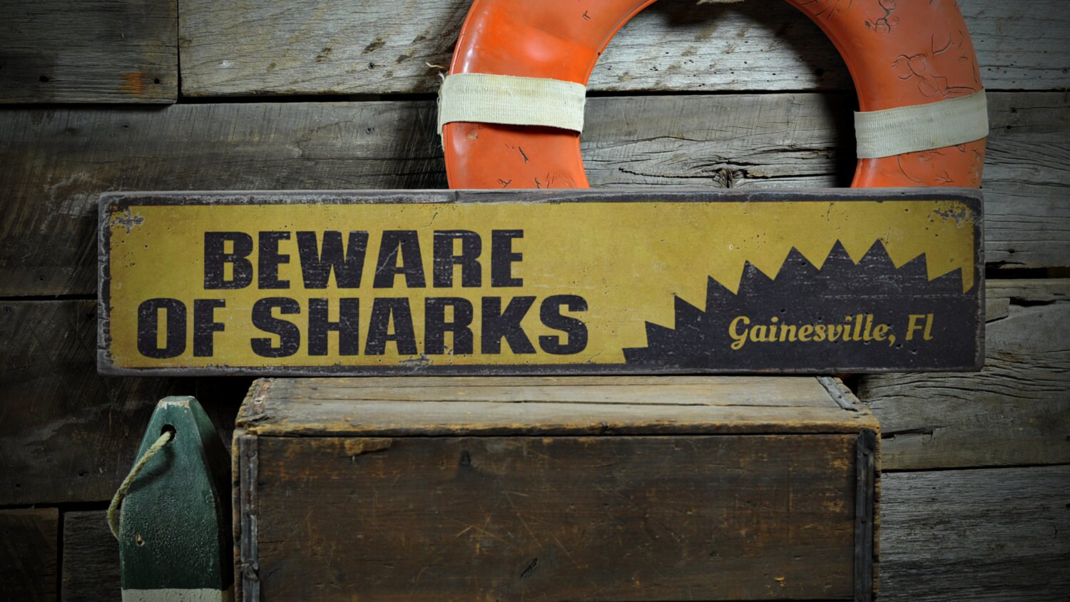 Beware Of Shark Signs