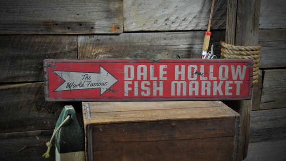 Custom Fish Market Lake House Sign Fisherman Market Signs | Etsy
