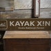 Kayak Xing Sign, Wooden Kayak Cross Sign, Kayaking Lake Sign, Kayak and ...