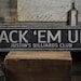 Rack 'em Up! Wood Sign, Custom Billiards Club Sign, Man Cave Name Sign ...