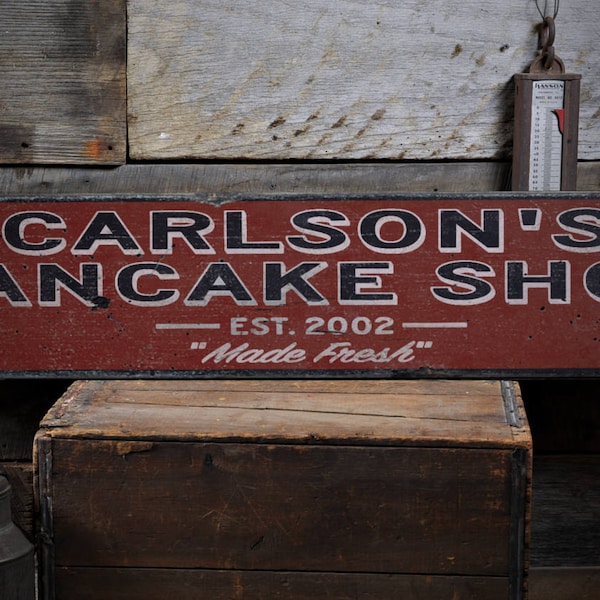 Pancake Shop Sign - Etsy
