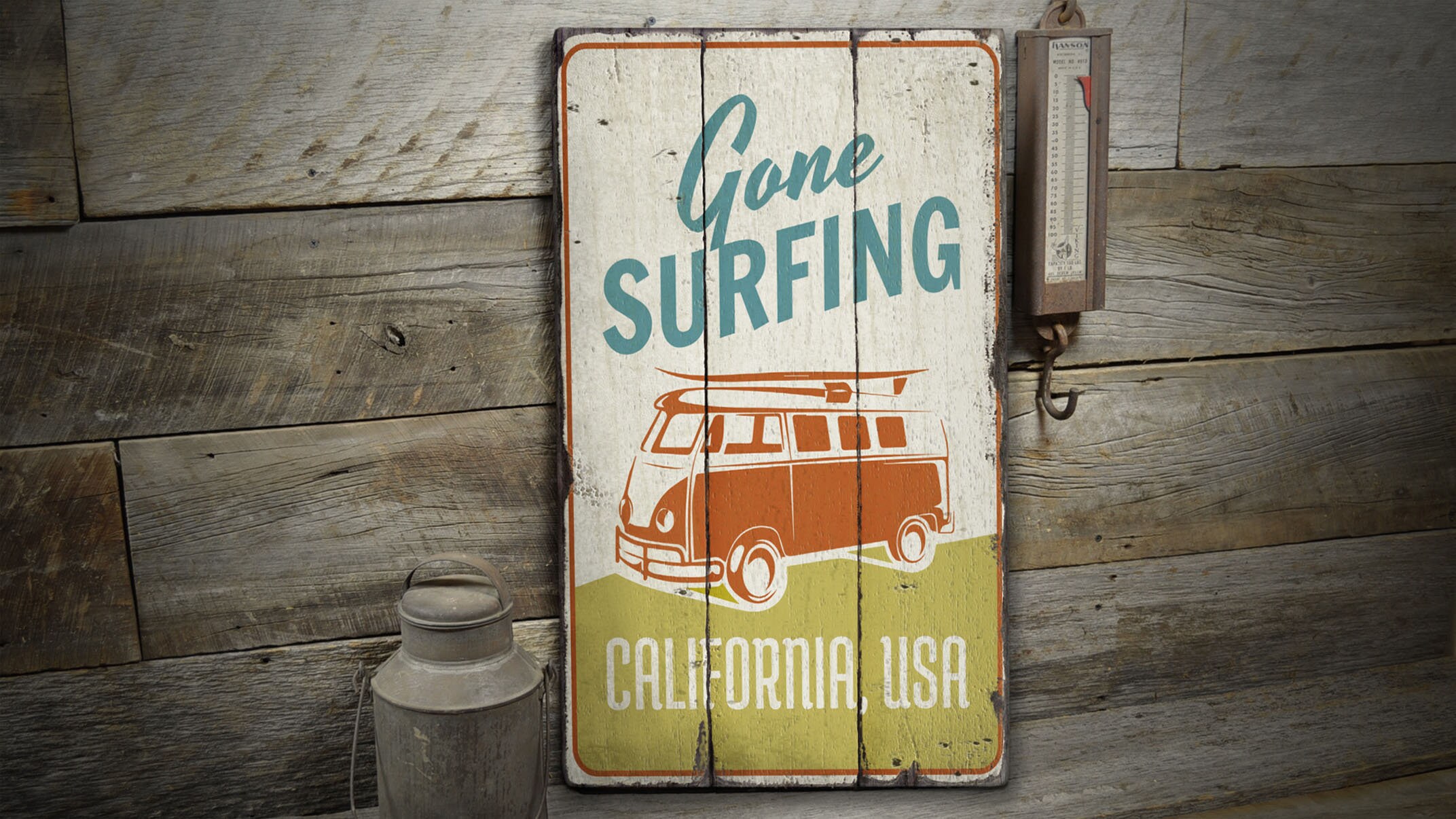 Gone Surfing Sign, California Surf Signs, Wooden Signs, Surfing Gift ...