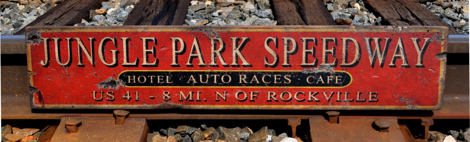 Custom Speedway Directional Wood Sign Rustic Hand Made - Etsy
