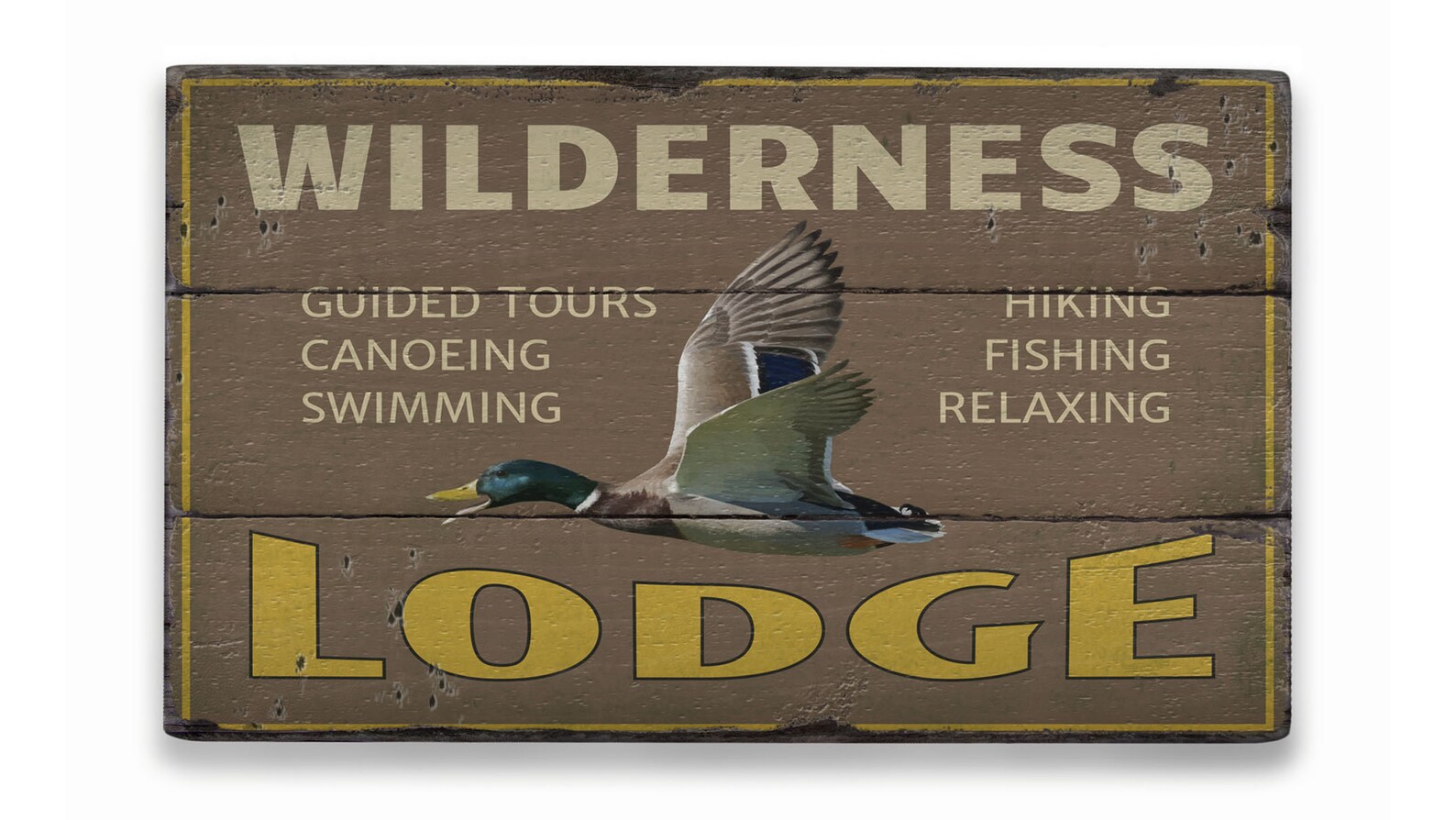 Wilderness Lodge Sign, Wild Lodge, Wooden Lodge Decor , Wildlife Decor ...