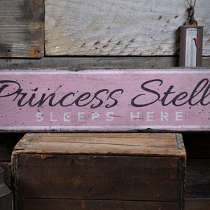 Princess Wood Sign, Little Girl Room Decor, Baby Girl Nursery Decor ...