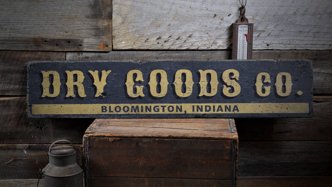 Goods Sign, Dry Goods Decor, Wood Dry Goods Sign, Custom Kitchen Sign ...