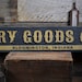 Goods Sign, Dry Goods Decor, Wood Dry Goods Sign, Custom Kitchen Sign ...