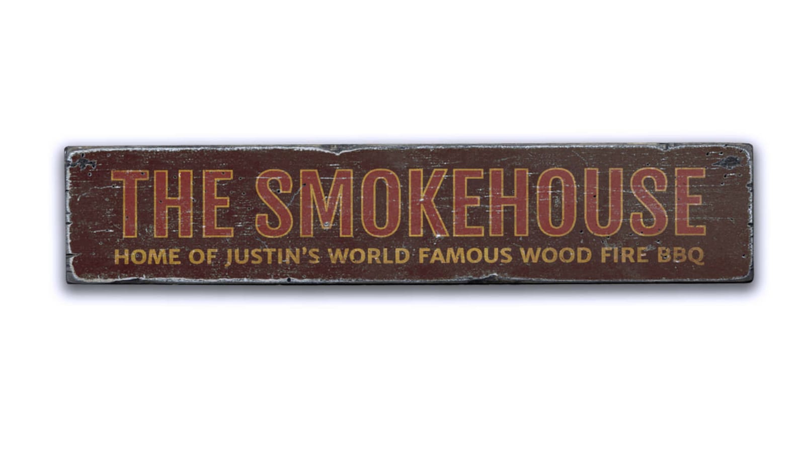 The Smokehouse Sign Custom Wood Sign for BBQ Lover Gift Wood | Etsy