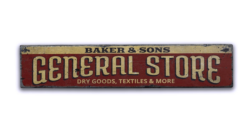 General Store Decor Custom Store Sign General Store Sign - Etsy