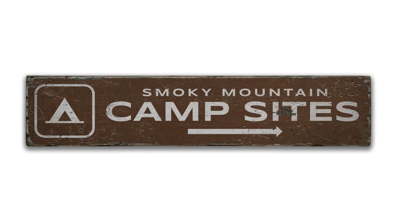 Campsites Sign Wooden Campsite Sign Campers Gift Lodge - Etsy
