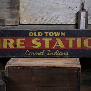 Fire Station Gift, Fire Station Sign, Fire Station Decor, Custom ...