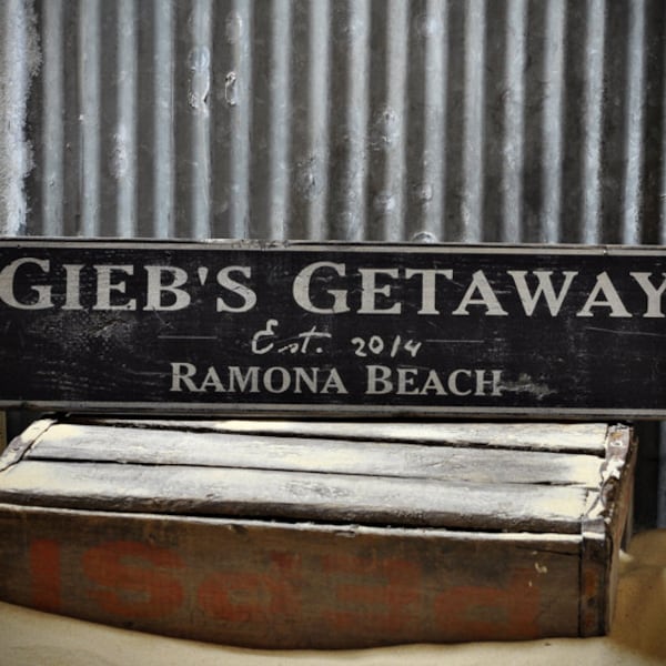 Getaway Sign - Etsy