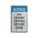 No Day Skinny Dip Sign, Poolside Sign, Funny Swimming Rules, Adult ...