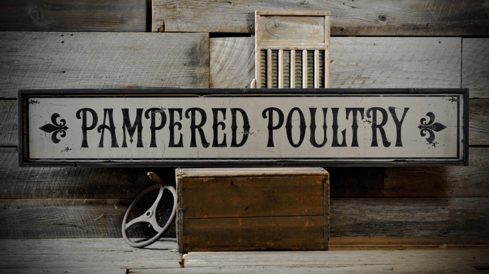 Custom Chicken Farm Poultry Sign Rustic Hand Made Distressed | Etsy