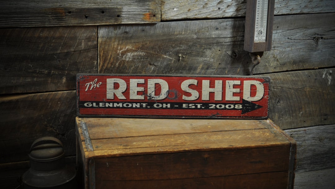 Custom Business City State Est. Date Sign - Rustic Hand Made Vintage ...