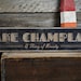 Custom Lake House Champlain Sign - Rustic Hand Made Vintage Wooden - Etsy