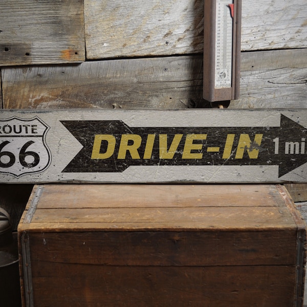 Route 66 Wooden Sign - Etsy