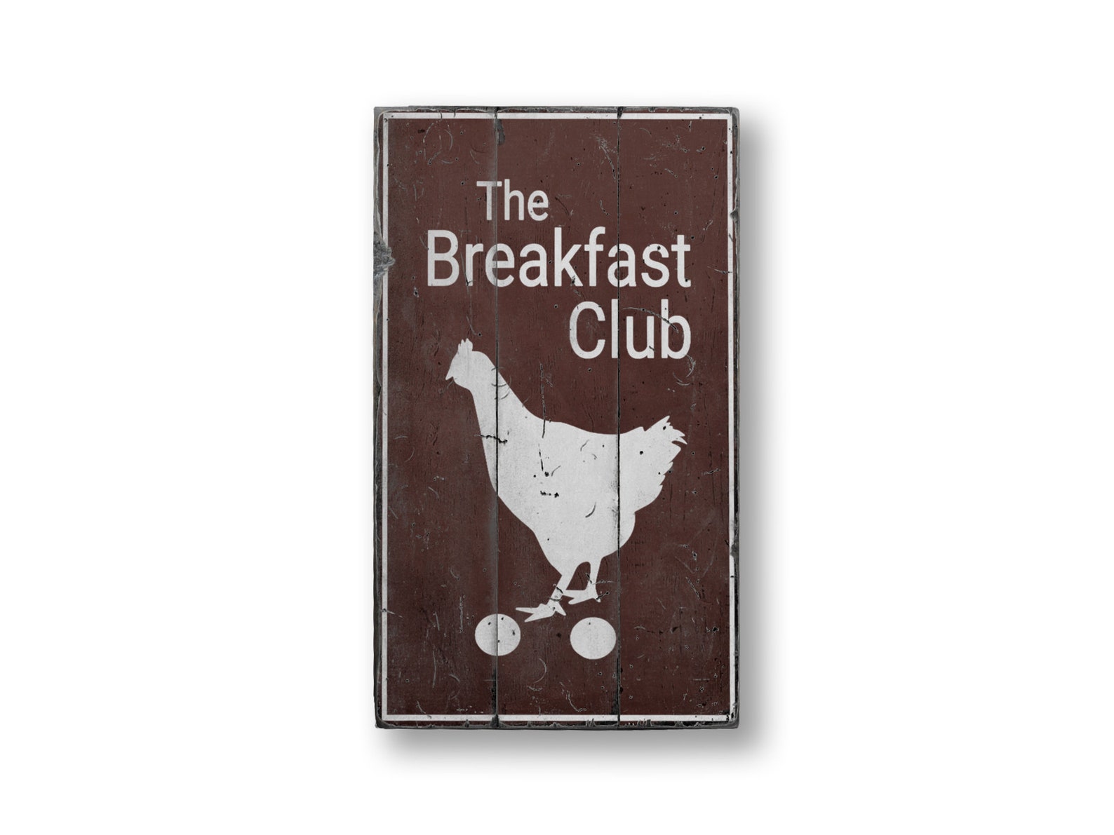 The Breakfast Club Sign, Farmhouse Kitchen, Sign for Chicken, Chicken ...