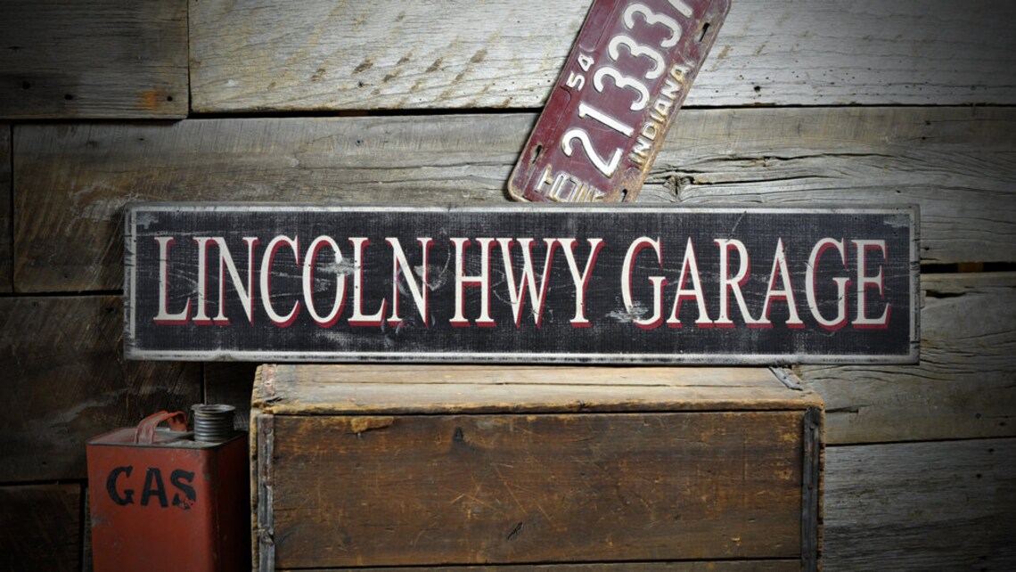 Custom Garage or Shop Sign Rustic Hand Made Vintage Wooden | Etsy