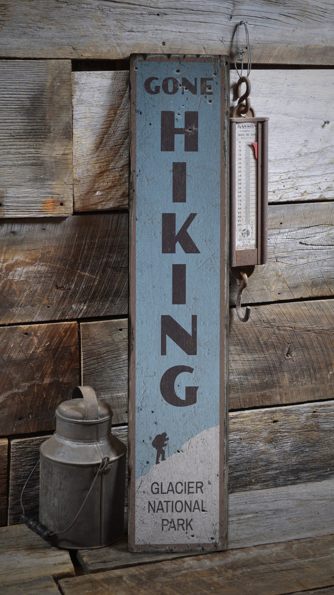 Gone Hiking Sign Outdoors Hiking Sign Hiking Decor Wooden - Etsy