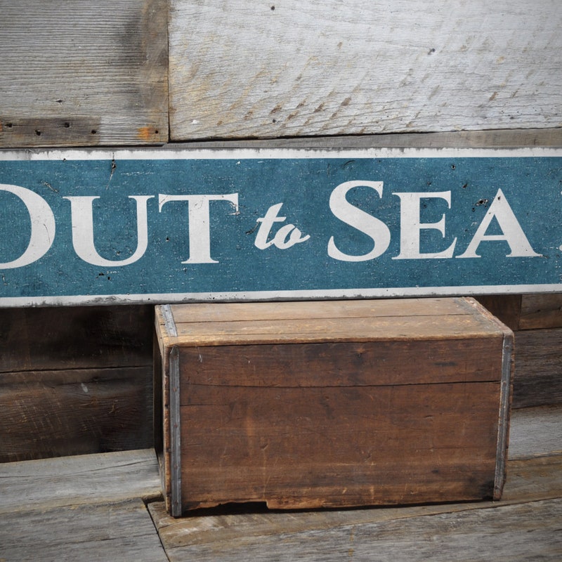 Weathered Beach Sign - Etsy