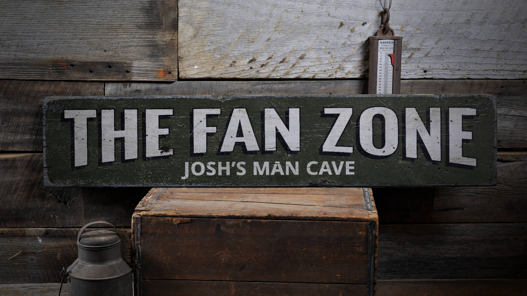 Fan Zone Sign Sports Fan Gift Custom Husband Gift Man Cave - Etsy