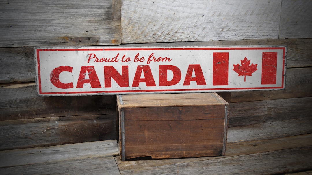 Canadian Pride Sign, Canadian Flag, Canadian Home Decor, Canada Gifts ...