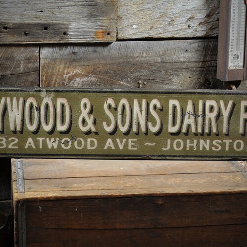 Personalized Flea Market Sign Primitive Rustic Hand Made - Etsy