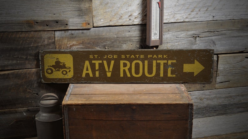 ATV Riding Sign, Wooden ATV Sign, ATV Rider Gift, Atv Rider Decor ...