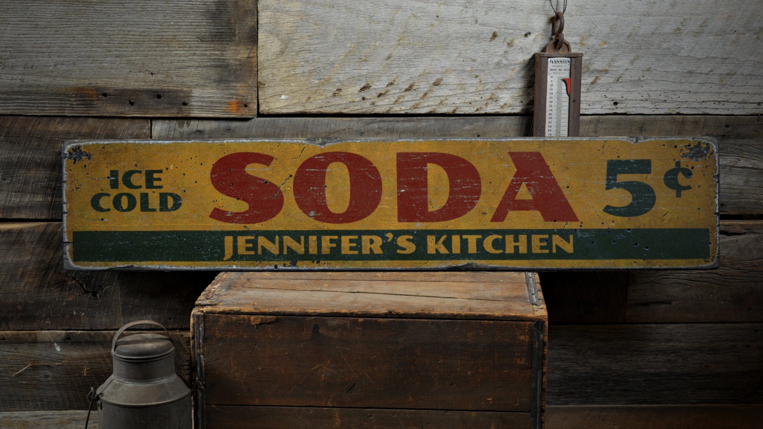 Vintage Signs Soda Sign for sale | Only 4 left at -65%