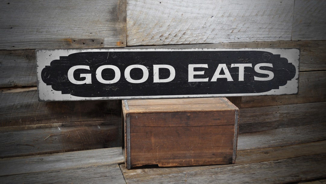 Good Eats Sign, Kitchen Sign, Kitchen Wall Decor, Pantry Decor ...