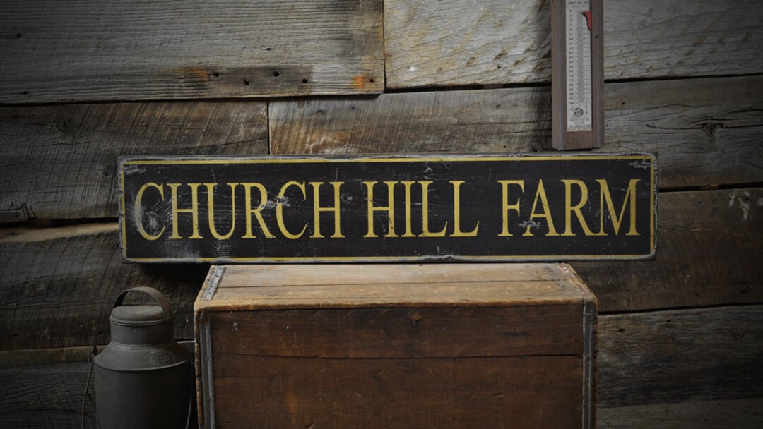 Custom Farm Name Sign - Rustic Hand Made Vintage Wooden Sign - Etsy