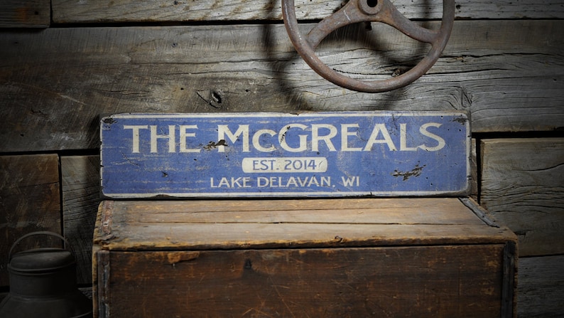 Custom Wedding Established Date Sign Rustic Hand Made - Etsy