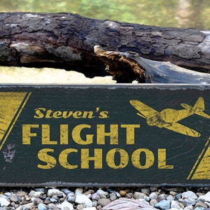 Pilot Gift, Custom Wood Sign, Aviator Gift, Vintage Aviation Sign ...